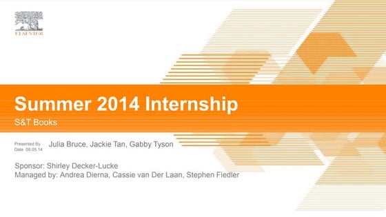 Internship Project Power Point Presentation | PPTX