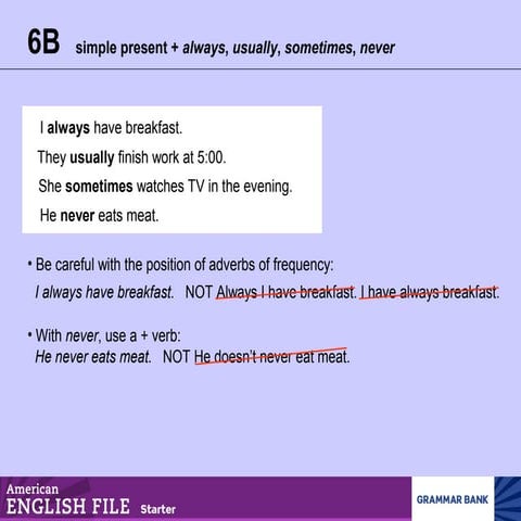 6B - Simple Present | PPT