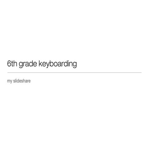 6b key | PPT
