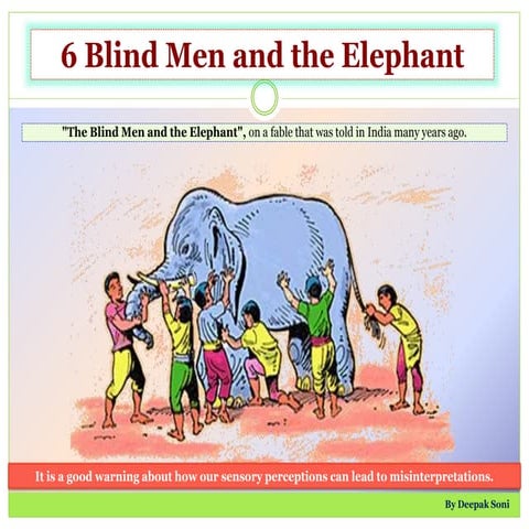 6 Blind Man & the Elephant | PPTX
