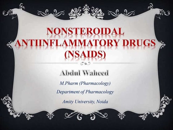 NSAID'S --ASPIRIN | PPTX