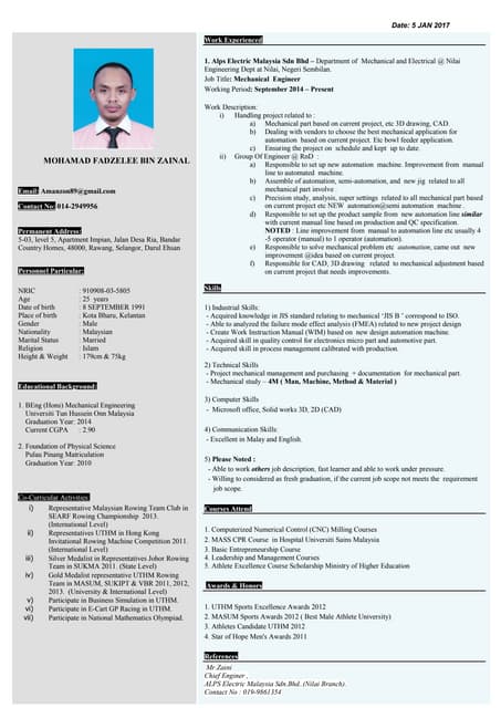 Resume izzat | PDF