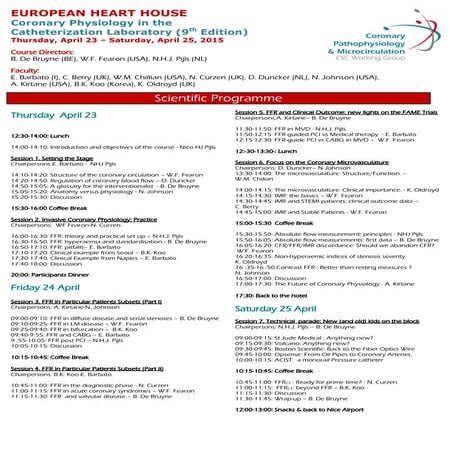 etp-coronary-programme-2015 | PDF