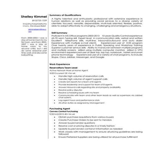 Sandys Resume | PDF