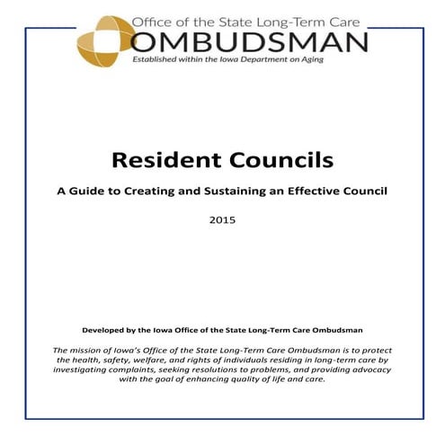 Resident Council Guide.final | PDF