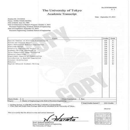 Master_Transcript | PDF