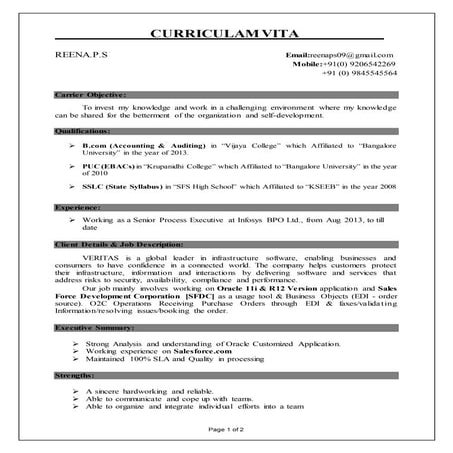 Reena Resume | PDF