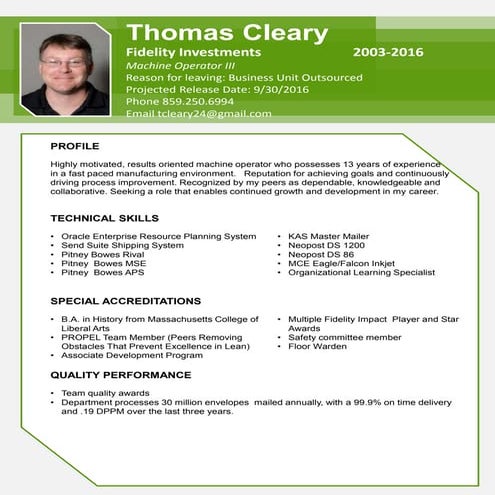 fidelity profile | PPTX