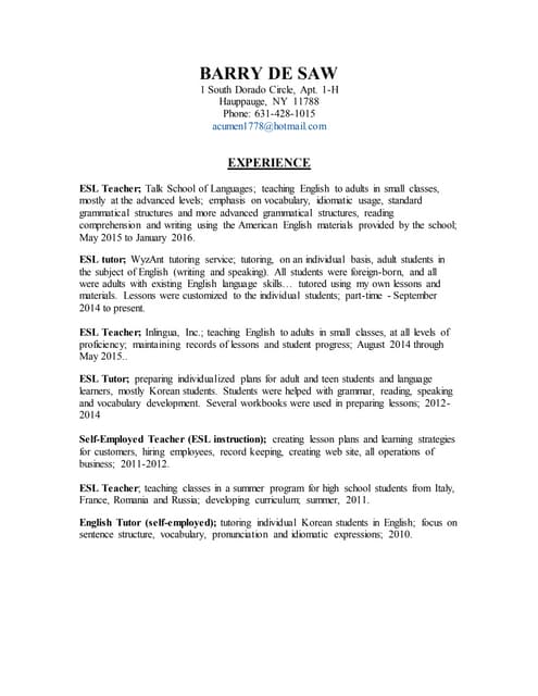 Jeff Resume (updated) | PDF
