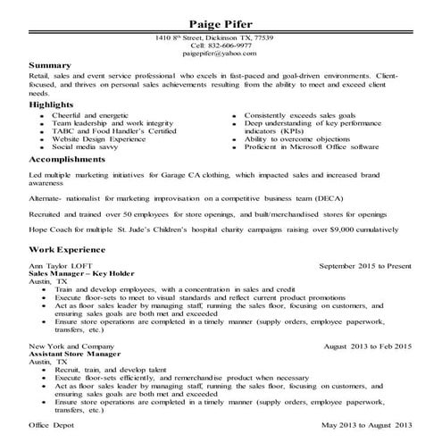 travis resume | DOCX