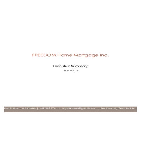 FREEDOM Mortgage Final BP(3) | PDF