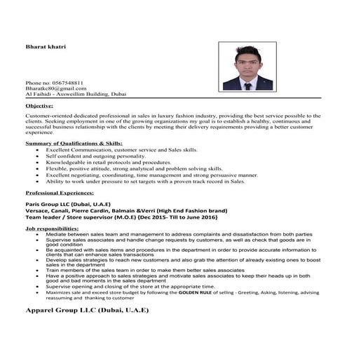 Denise Devin CV | DOC