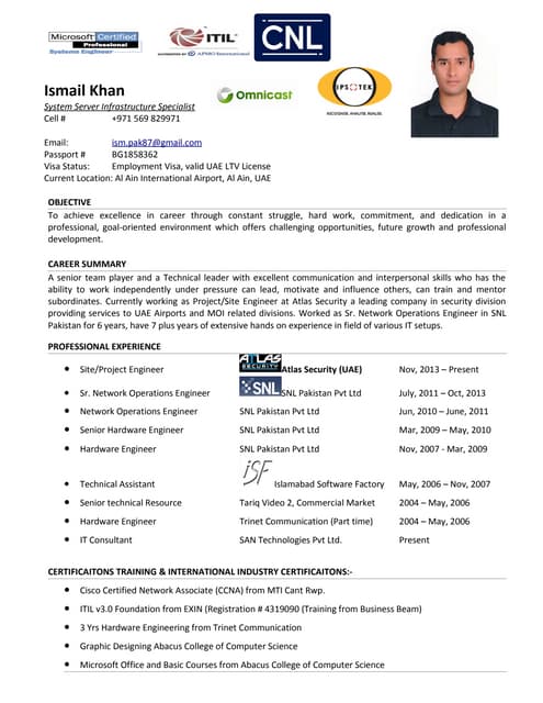My resume | DOCX | Computer Networking | Computing
