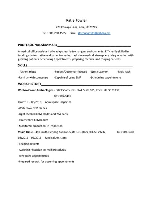 Lisa Resume Final.Doc | Healthcare Industry | Industries