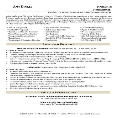 Resume for Becky Smith | DOC