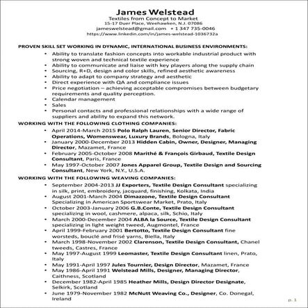 James Welstead Resume 2016 | PDF