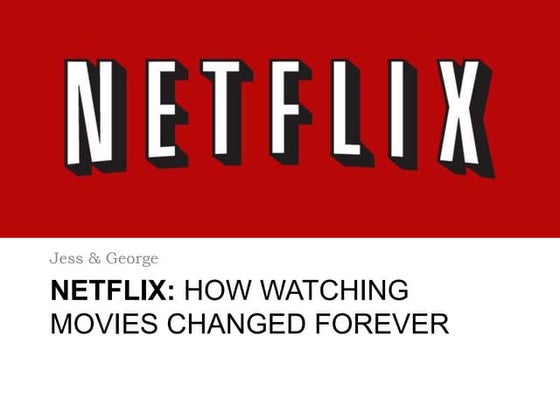 Netflix - Case Study | PPT
