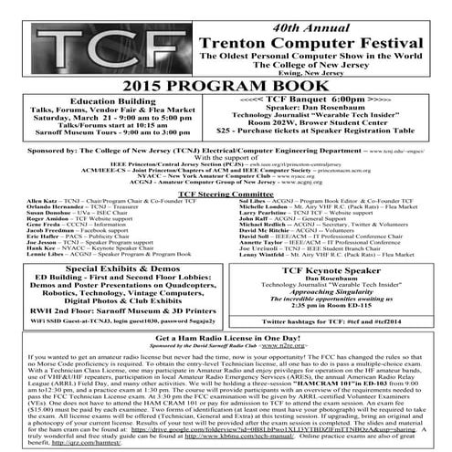 TCF15 Program Book | PDF