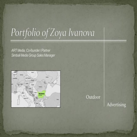 Portfolio Zoya Ivanova | PPT