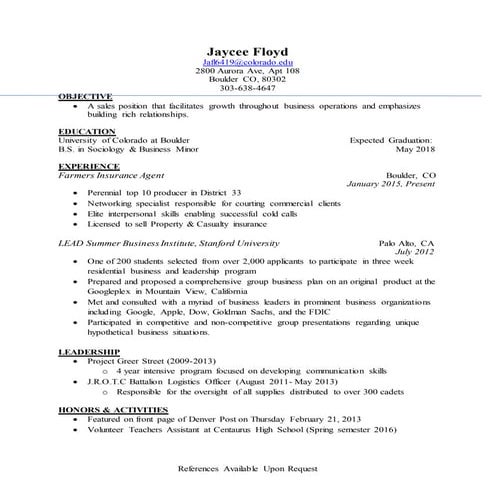 Hunter Larson Resume | PDF