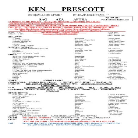 KEN 'S RESUME PERFORMER 2015 DOC | DOCX