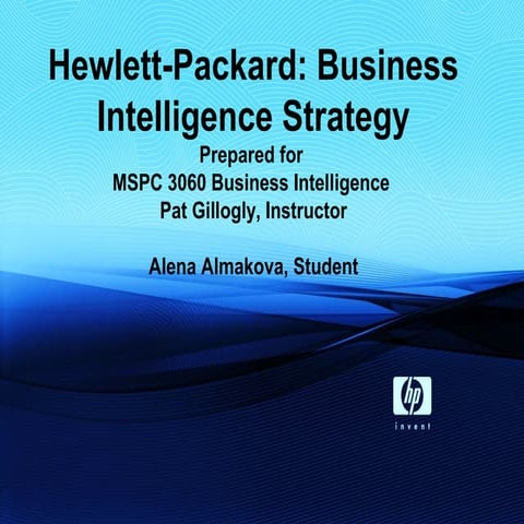 Hewlett-Packard | PPT