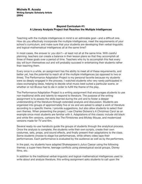 Project literary | PPTX