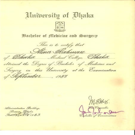 MBBS certificate | PDF