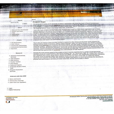 SSF PROJECT HOPE_8 | PDF