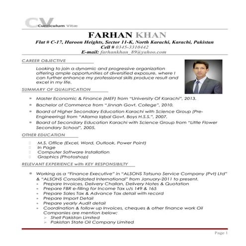 Farhan CV | DOC