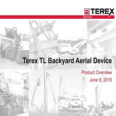 Terex TL Series Backyard Aerial Device 060916 | PDF