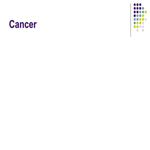 Cancer Ppt 2008 | PPT
