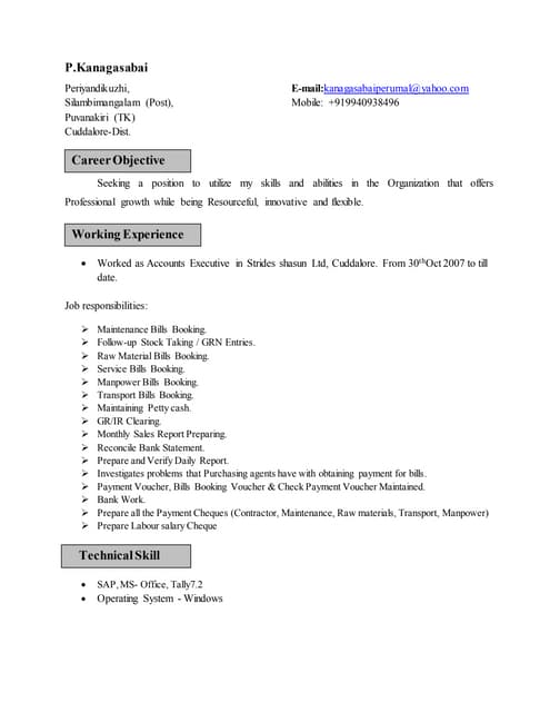 ACCOUNTANT RESUME | PDF