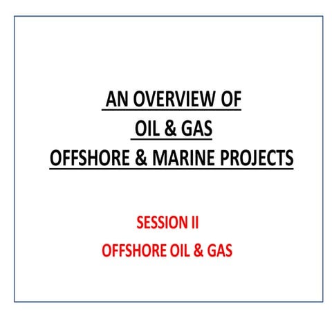 Comprehensive Overview of the Offshore Oil and Gas Industry: History ...