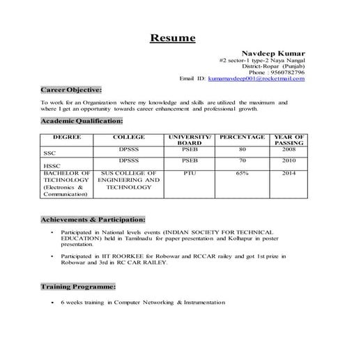 NEWRESUME | PDF