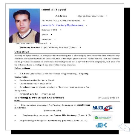 En.Mustafa_New CV (Autosaved) | DOC