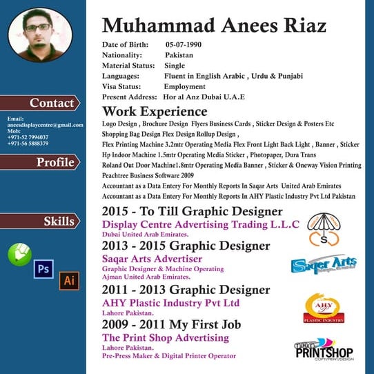 Graphic Designer.CV