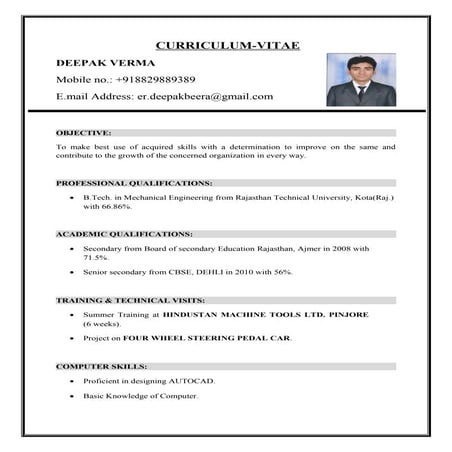 deepak resume | DOC
