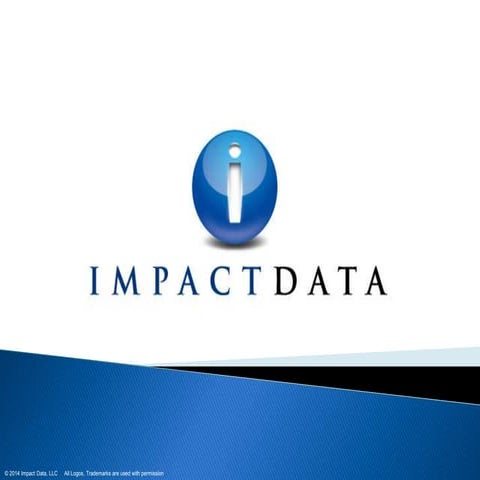 Impact Data Introduction | PPSX | Computer Software and Applications | Computing