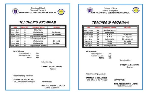 4 class program 2013 2014 | DOCX
