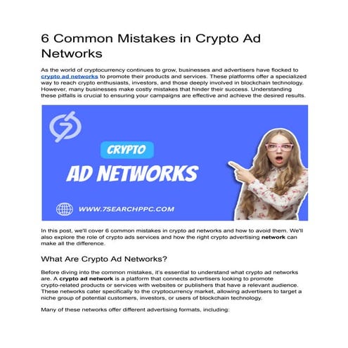 6 Common Mistakes in Crypto Ad Networks.pdf