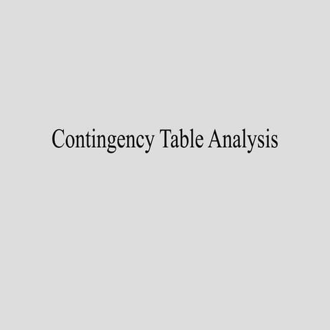contingency tables.ppt