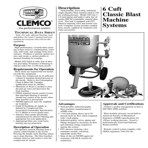 6 cuft classic_blast_machine | PDF