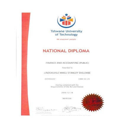 NDip Qualification | PDF
