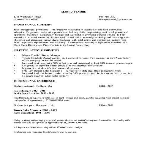 marks resume | DOCX