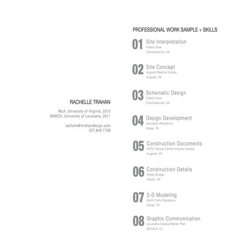 Trahan_WorkSample | PPT