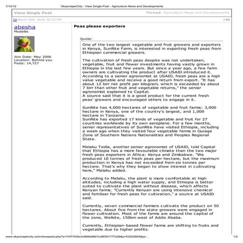 peas | PDF | Agriculture | Industries