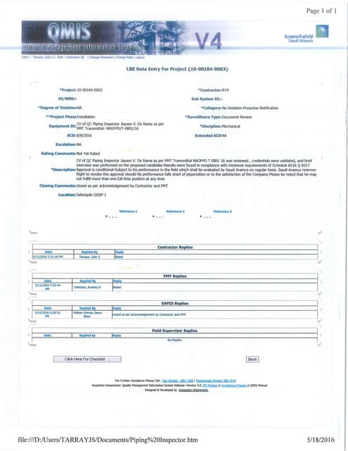 CMP Certificate | PDF
