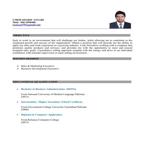 umer_sharif_cv | PDF