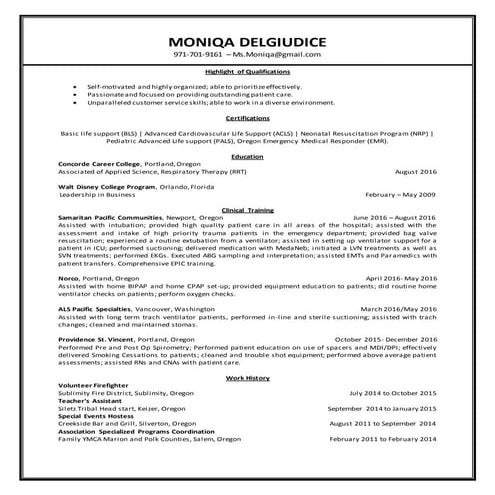 Nursing Clinical Experience | DOCX